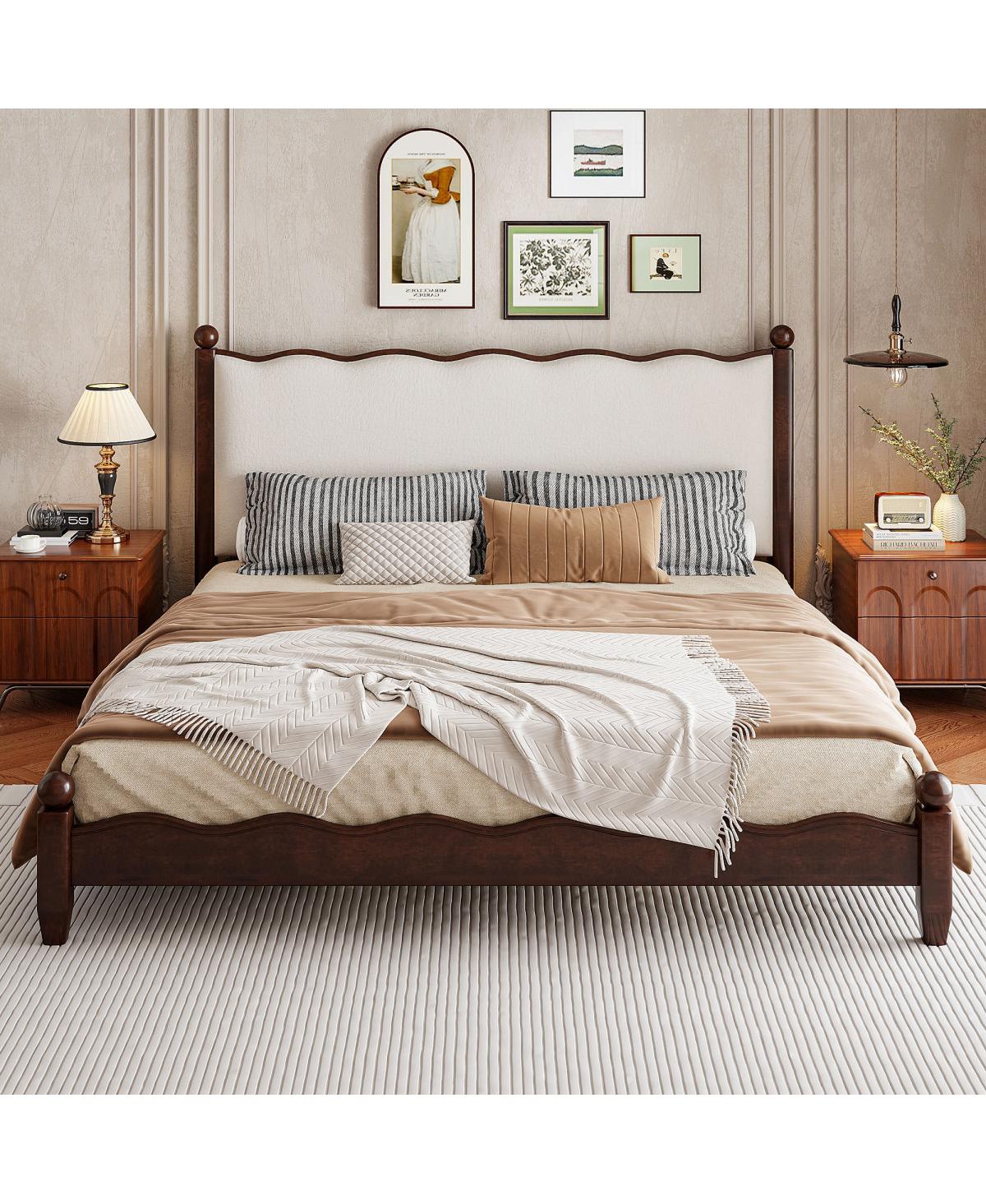 Click here for Streamdale Furniture Queen Wood Platform Bed  Espr... prices