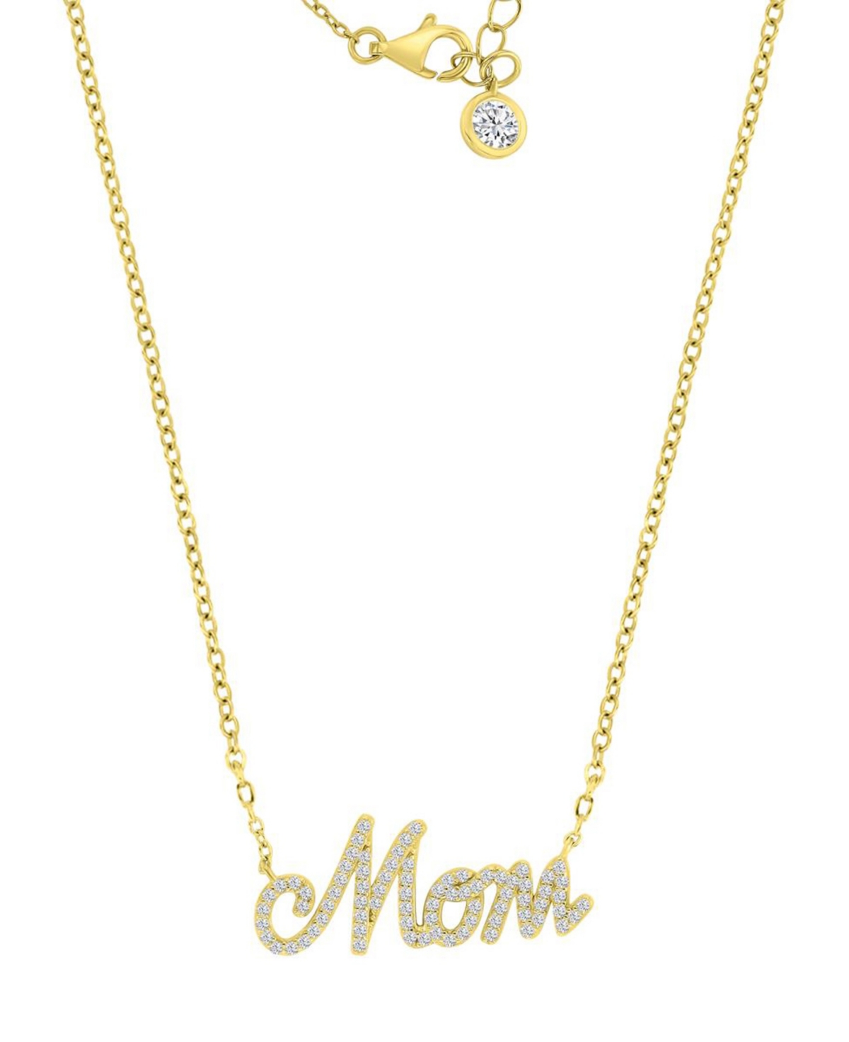 Click here for Macys 14k Gold-Plated Simple Charm Pendant Necklac... prices