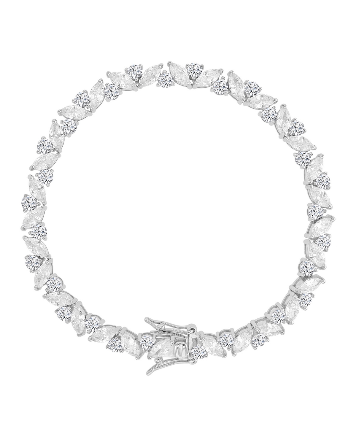 Click here for Macys 14k Gold-Plated Slim Crystal Tennis Bracelet... prices