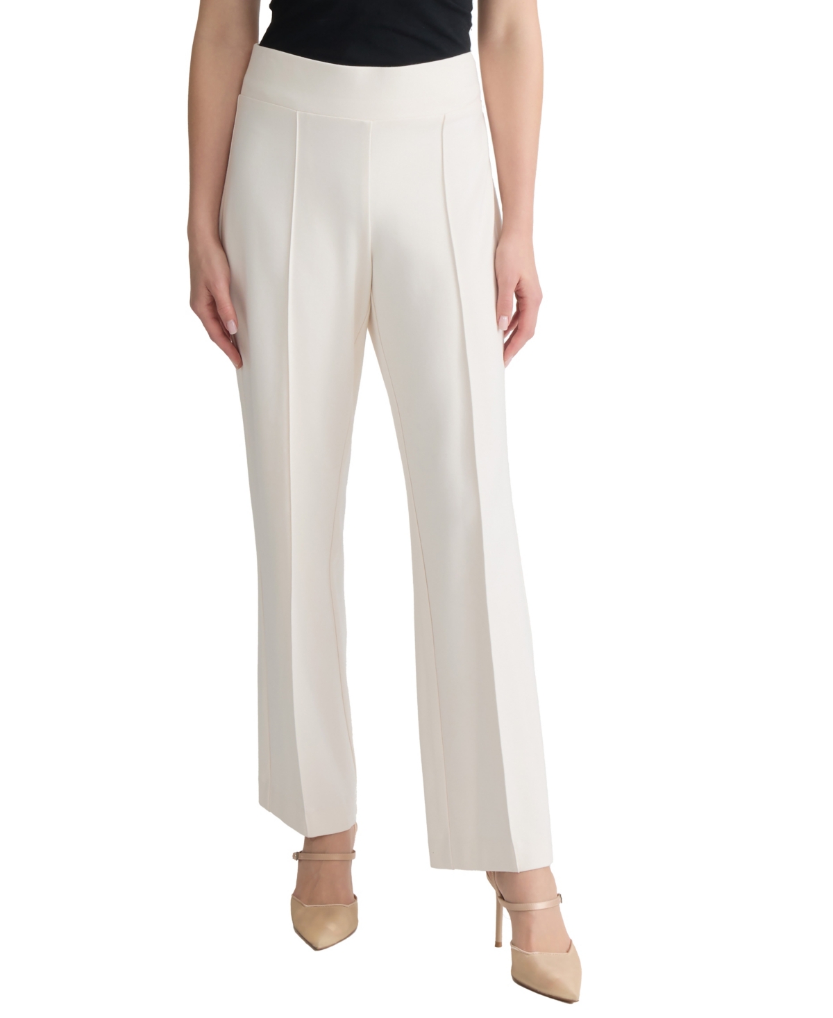Click here for Jones New York Womens Mid-Rise Pull-On Pintuck Tro... prices