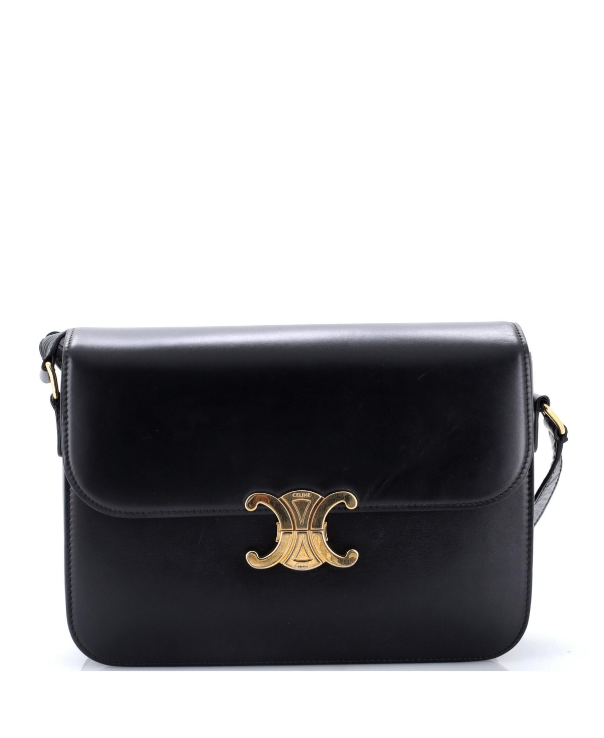 Click here for Pre-Owned Celine Large Triomphe Shoulder Bag Smoot... prices