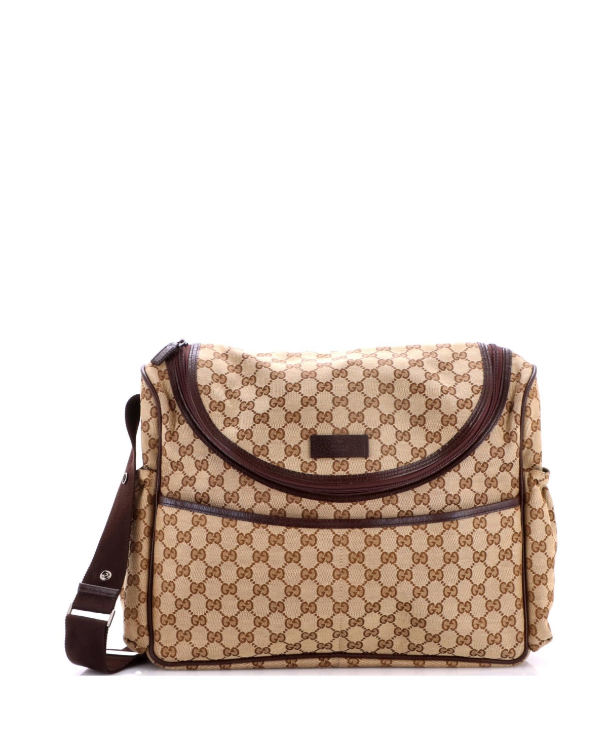 Click here for Pre-Owned Gucci Diaper Crossbody Bag Gg Canvas - B... prices
