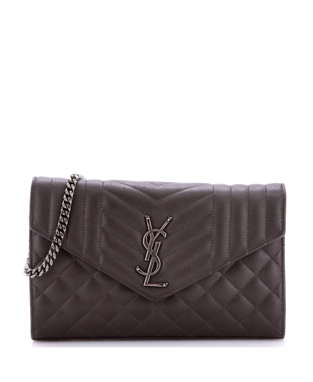 Click here for Pre-Owned Saint Laurent Medium Classic Monogram Ch... prices