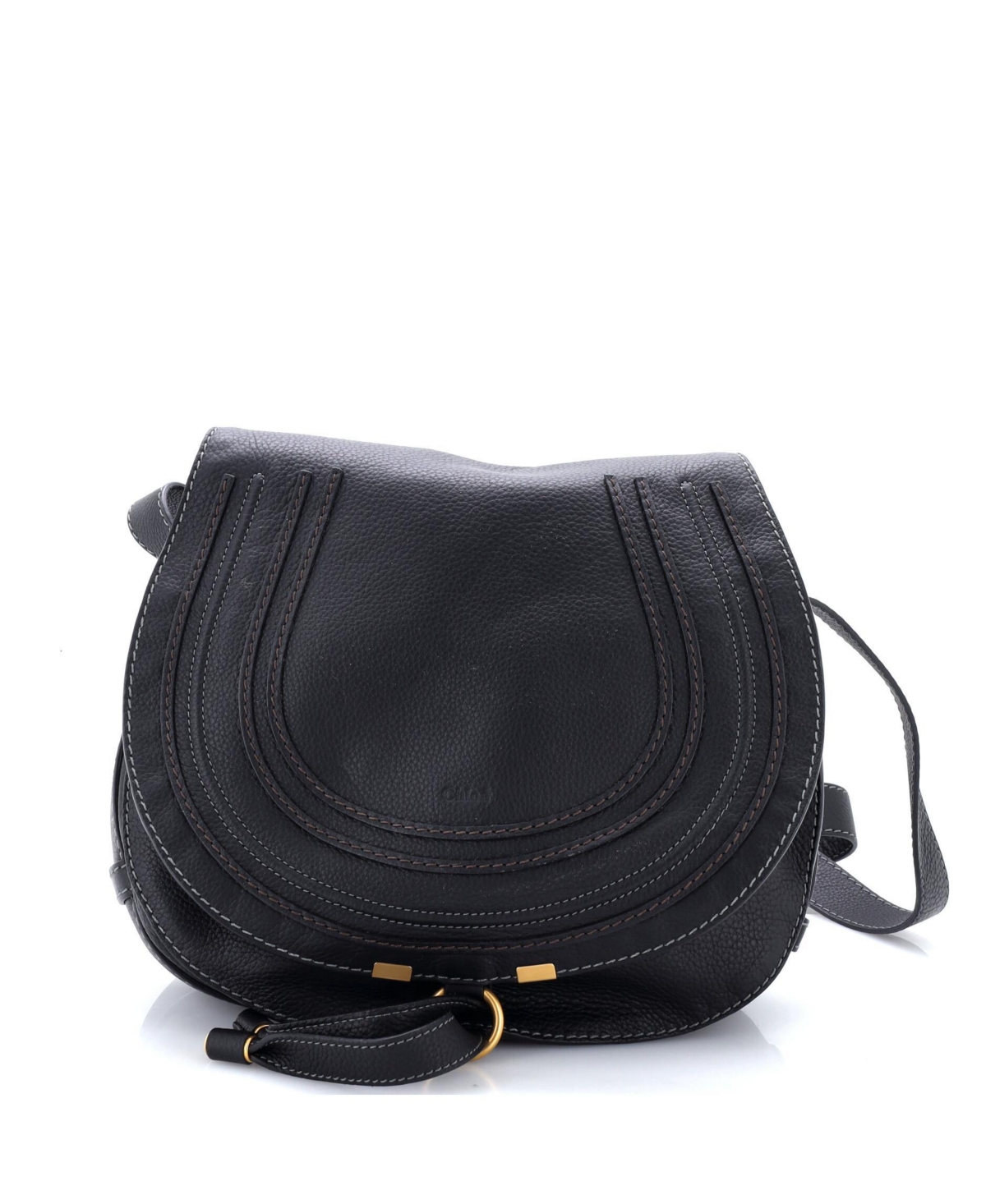 Click here for Pre-Owned Chloe Medium Marcie Crossbody Bag Leathe... prices