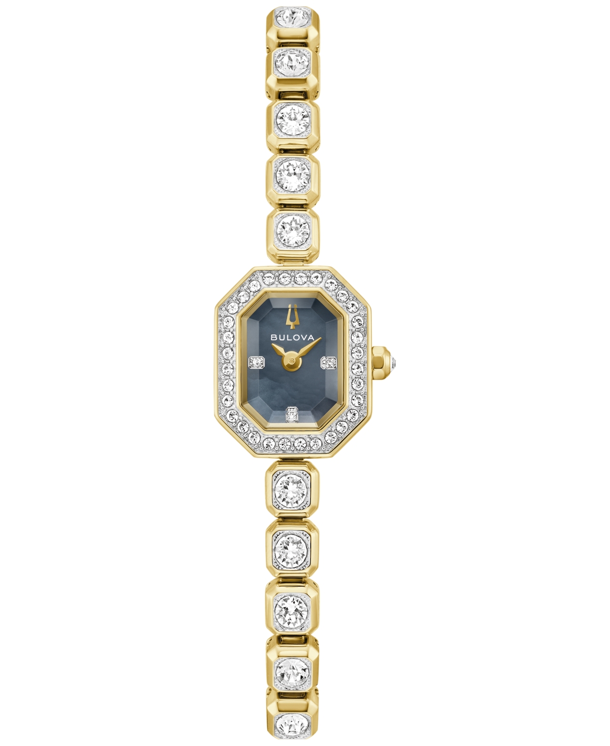Click here for Bulova Womens Box Set Crystal Gold-Tone Stainless... prices