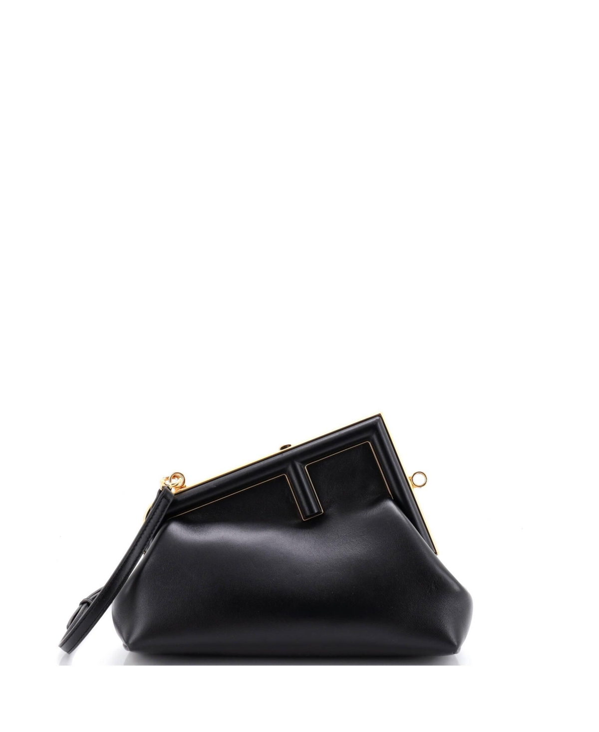 Click here for Pre-Owned Fendi Small First Bag Leather - Black prices