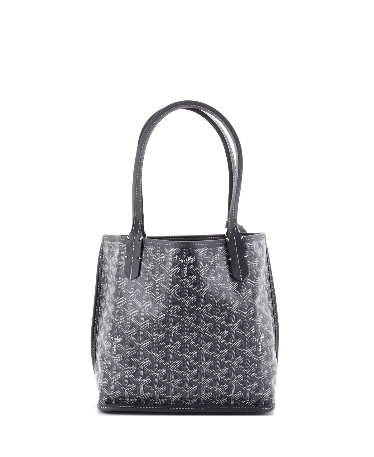 Click here for Pre-Owned Goyard Mini Anjou Reversible Tote Coated... prices