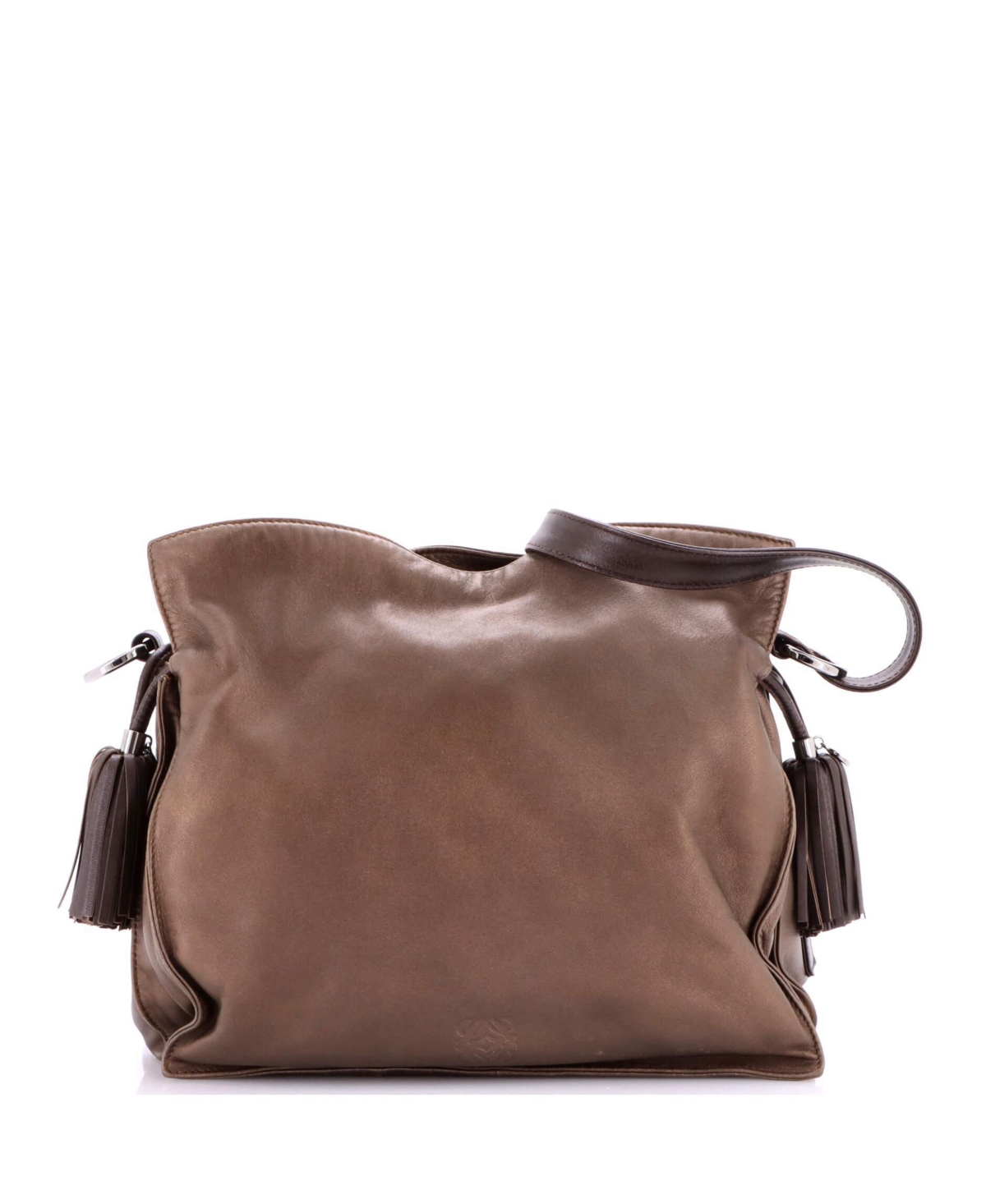 Click here for Pre-Owned Loewe Small Flamenco Bag Leather - Brown prices