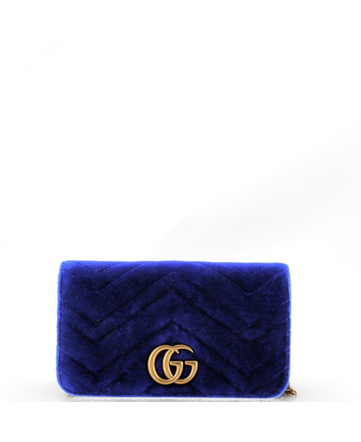 Click here for Pre-Owned Gucci Mini Gg Marmont Chain Flap Bag Mat... prices