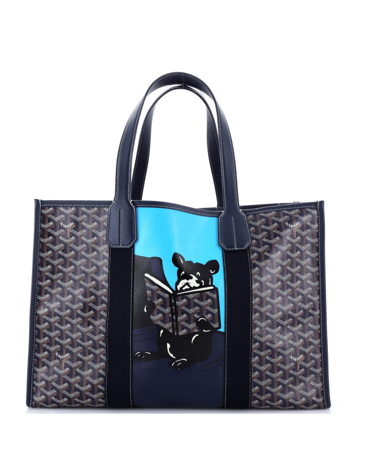 Click here for Pre-Owned Goyard Mm Villette Tote Printed Coated C... prices