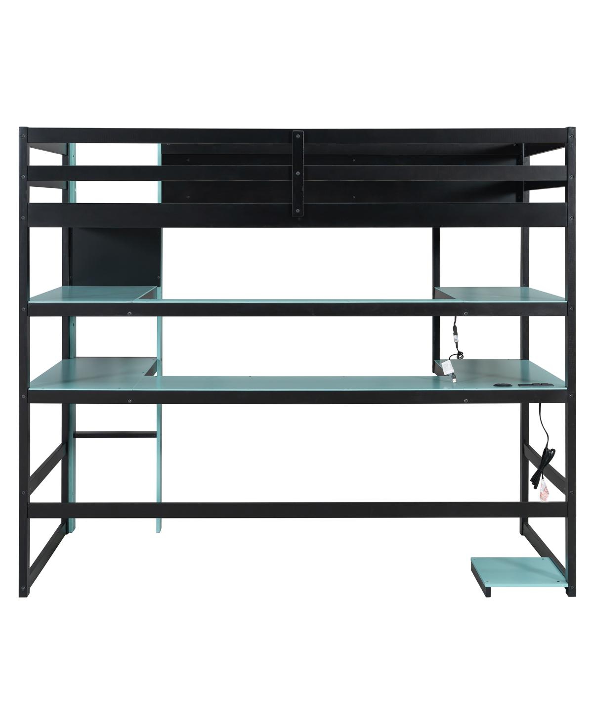 Click here for Streamdale Furniture Loft Bed with Desk  Storage... prices