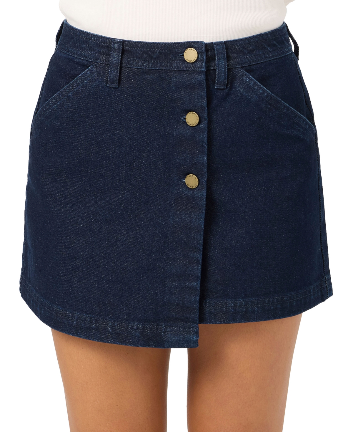 Click here for ONeill Womens Originals Low-Rise Wrap-Front Denim... prices