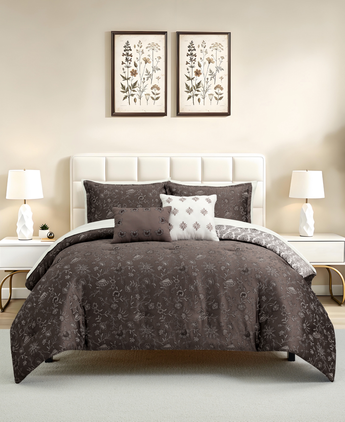 Click here for Macys Zuri Fade-Resistant 9-Piece Comforter Set  F... prices