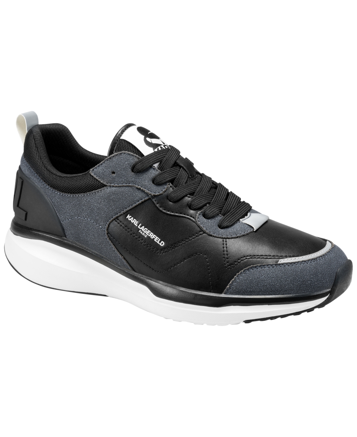 Click here for Karl Lagerfeld Paris Mens Runner Sneakers - Black prices