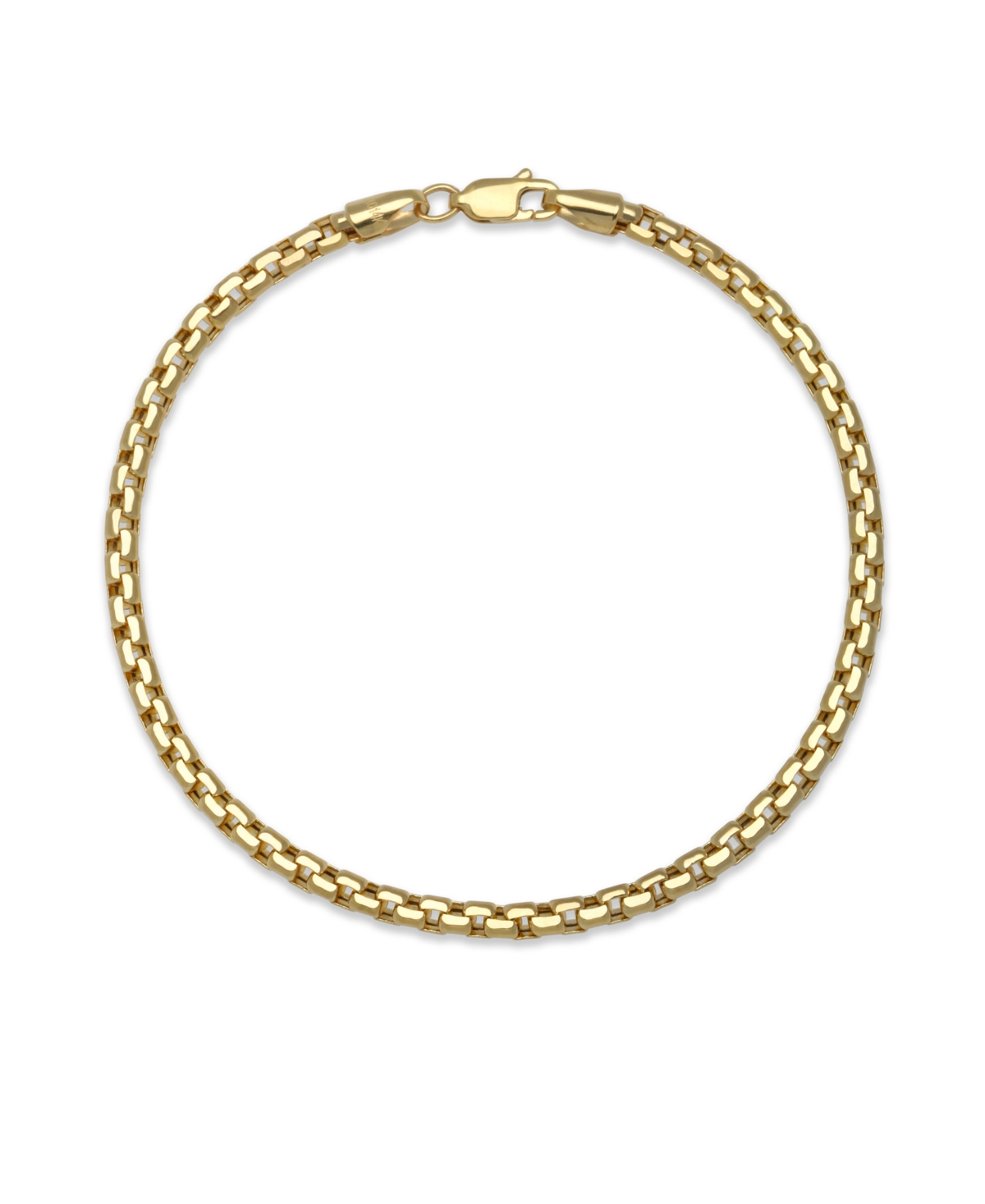 Click here for Macys Diamond-Cut Box Chain 8 Bracelet in 10k Yell... prices