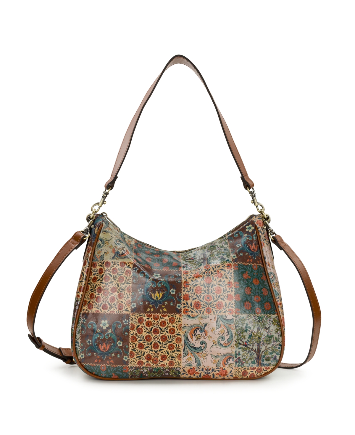 Click here for Patricia Nash Athani Large Leather Shoulder Bag  C... prices