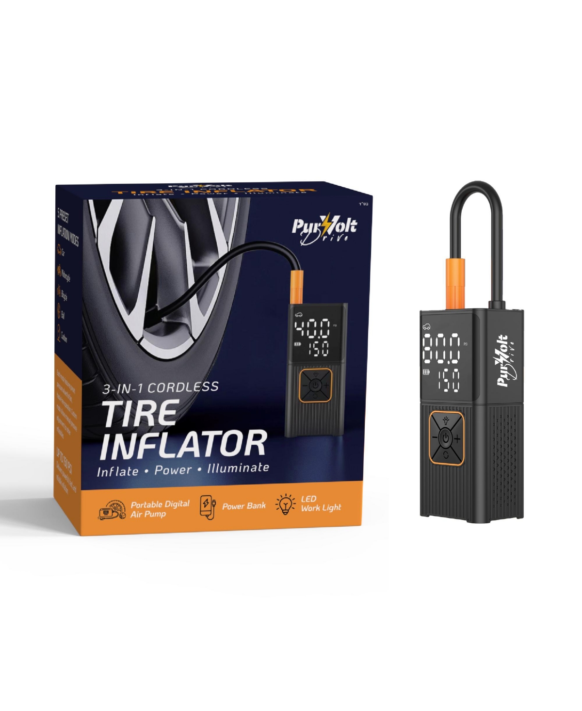 Click here for Pursonic 3-in-1 Cordless Tire Inflator- Inflator... prices