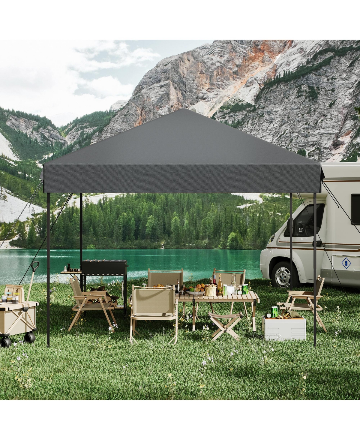 Click here for homfan 10x10/10x20 Pop-Up Canopy Tent with Carry B... prices