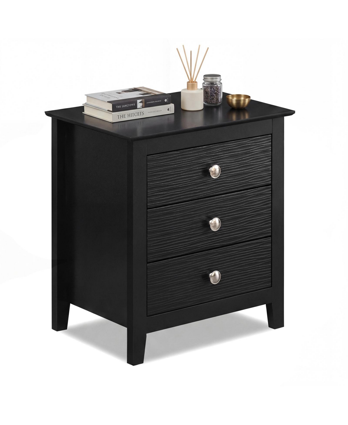 Click here for Costway Nightstand  Farmhouse 3-Drawer Nightstand... prices
