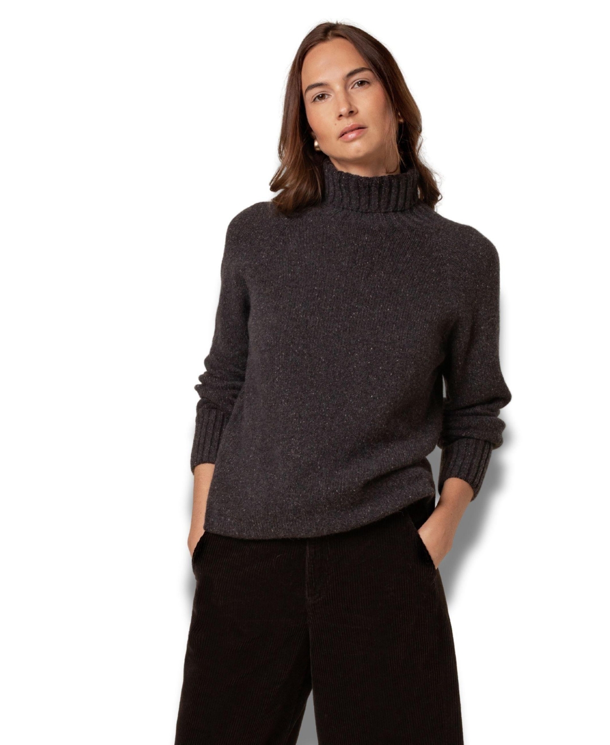 Click here for Celtic & Co. Womens Cashmere Merino Blend Turtlene... prices