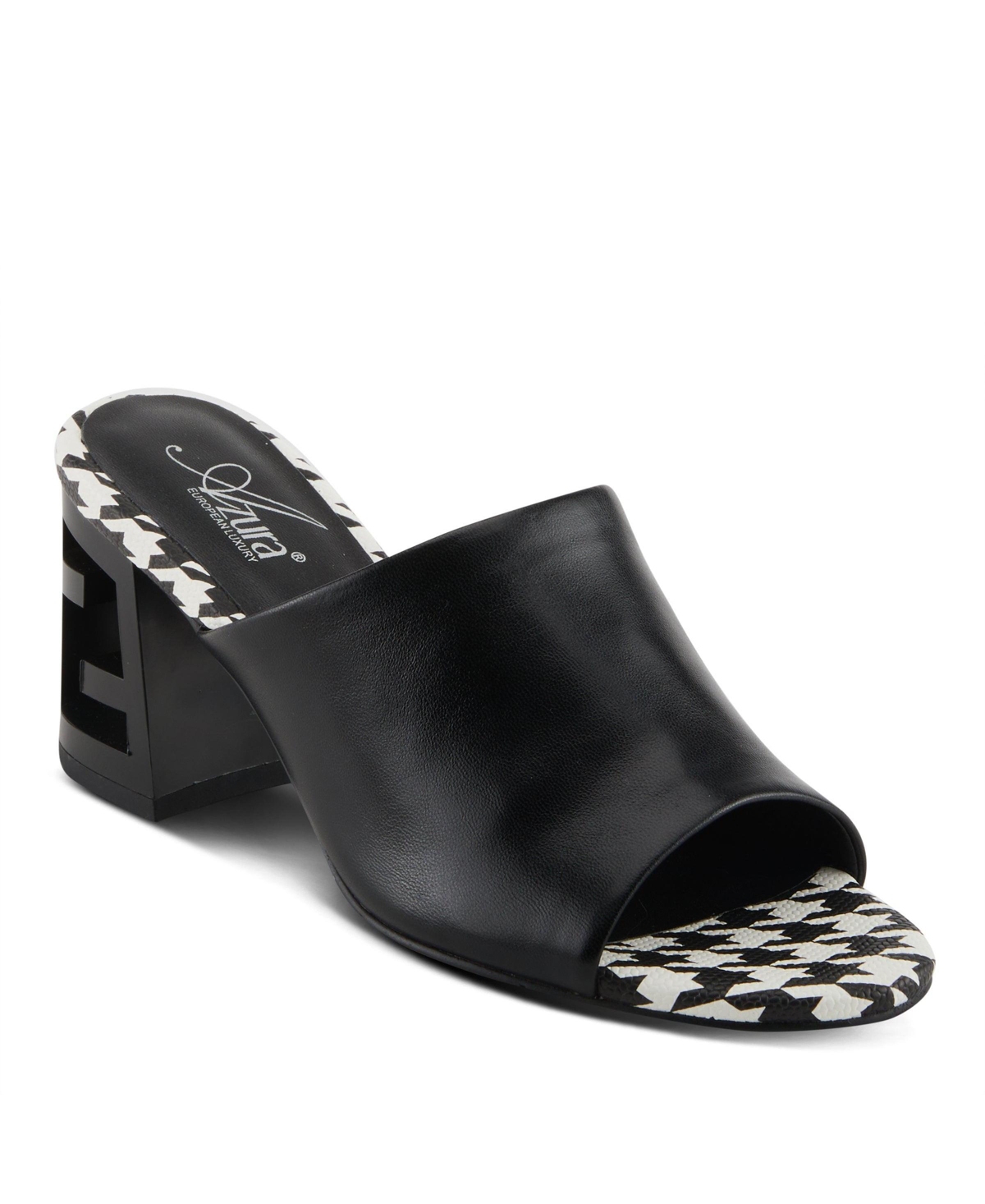 Click here for Azura Sculptor Womens Slide Sandal with Leather He... prices