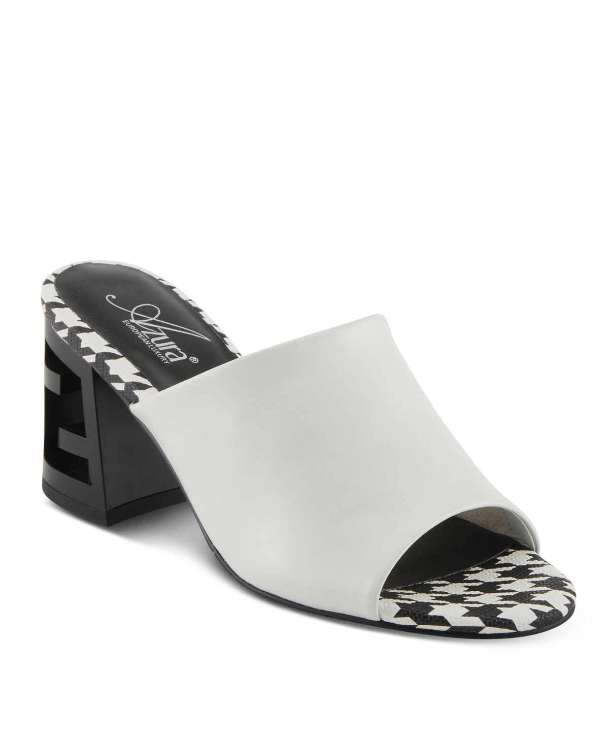 Click here for Azura Sculptor Womens Slide Sandal with Leather He... prices