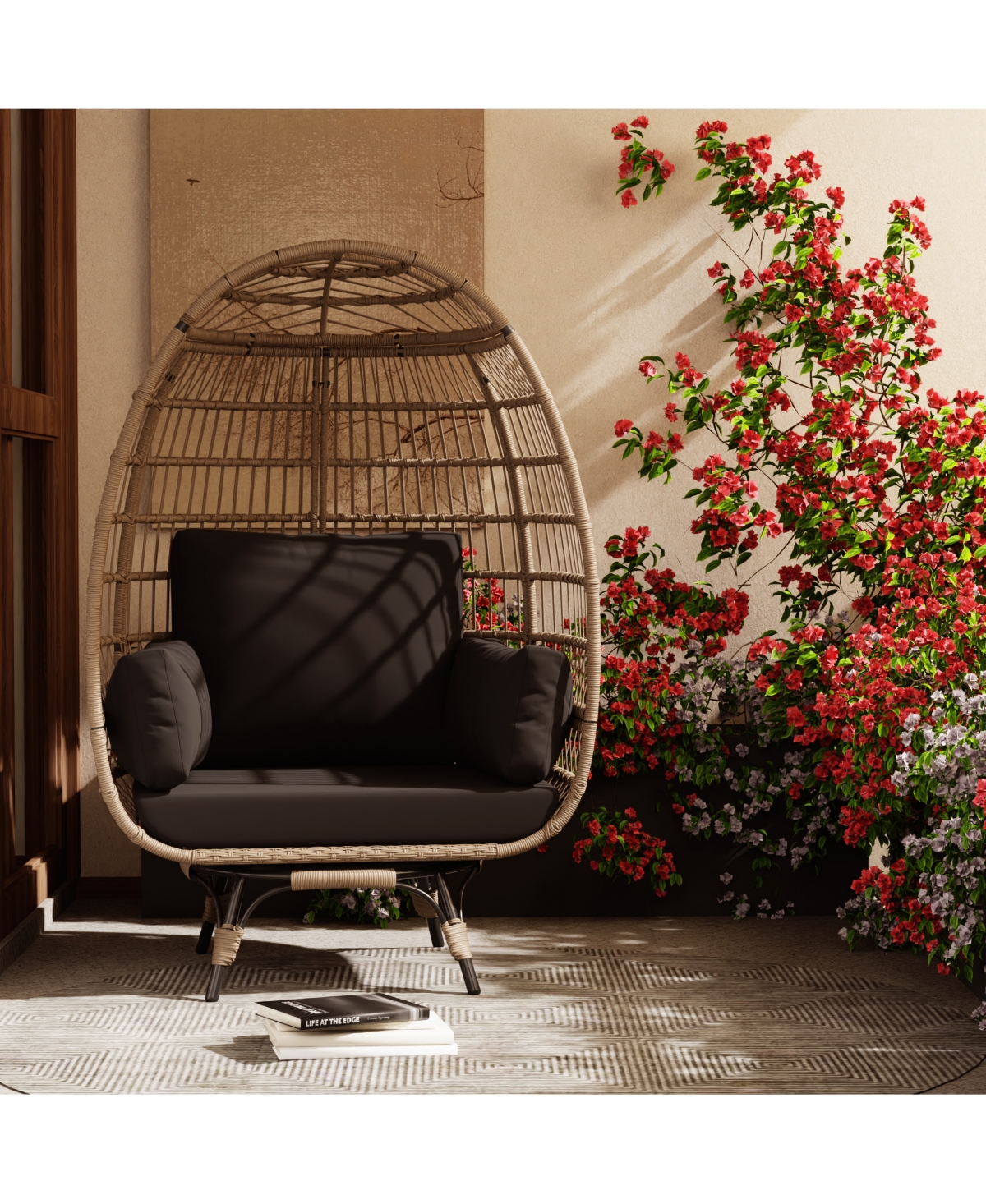 Click here for homfan Oversized 360degree(s) Swivel Egg Chair for... prices
