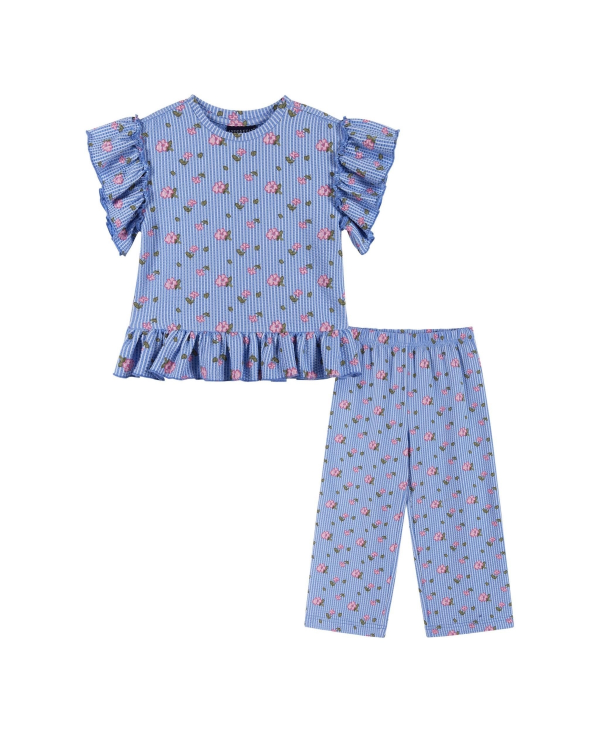 Click here for Andy & Evan Little Girls 2T- 7 Floral Print Knit S... prices