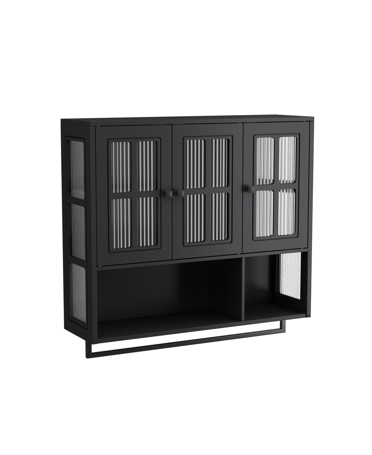 Click here for Phying 3-Door Wooden Wall Cabinet Multipurpose Med... prices