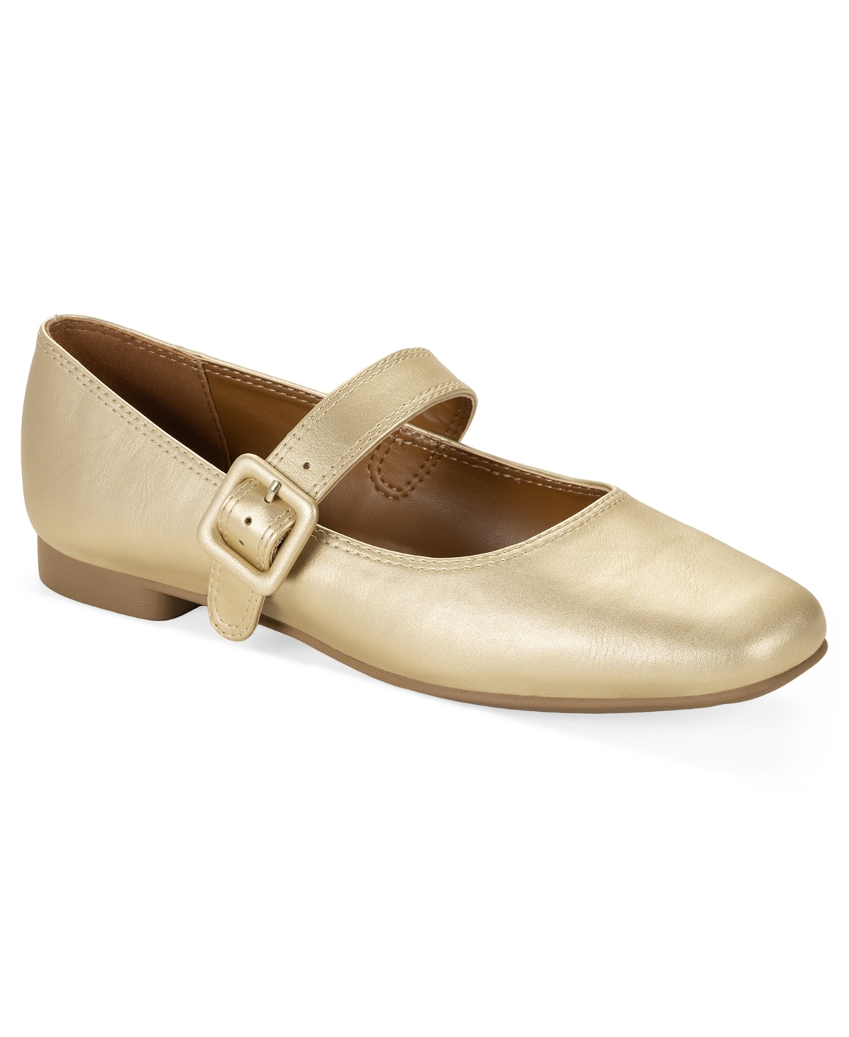Click here for Style & Co Womens Brieee Square Toe Mary Jane Flat... prices