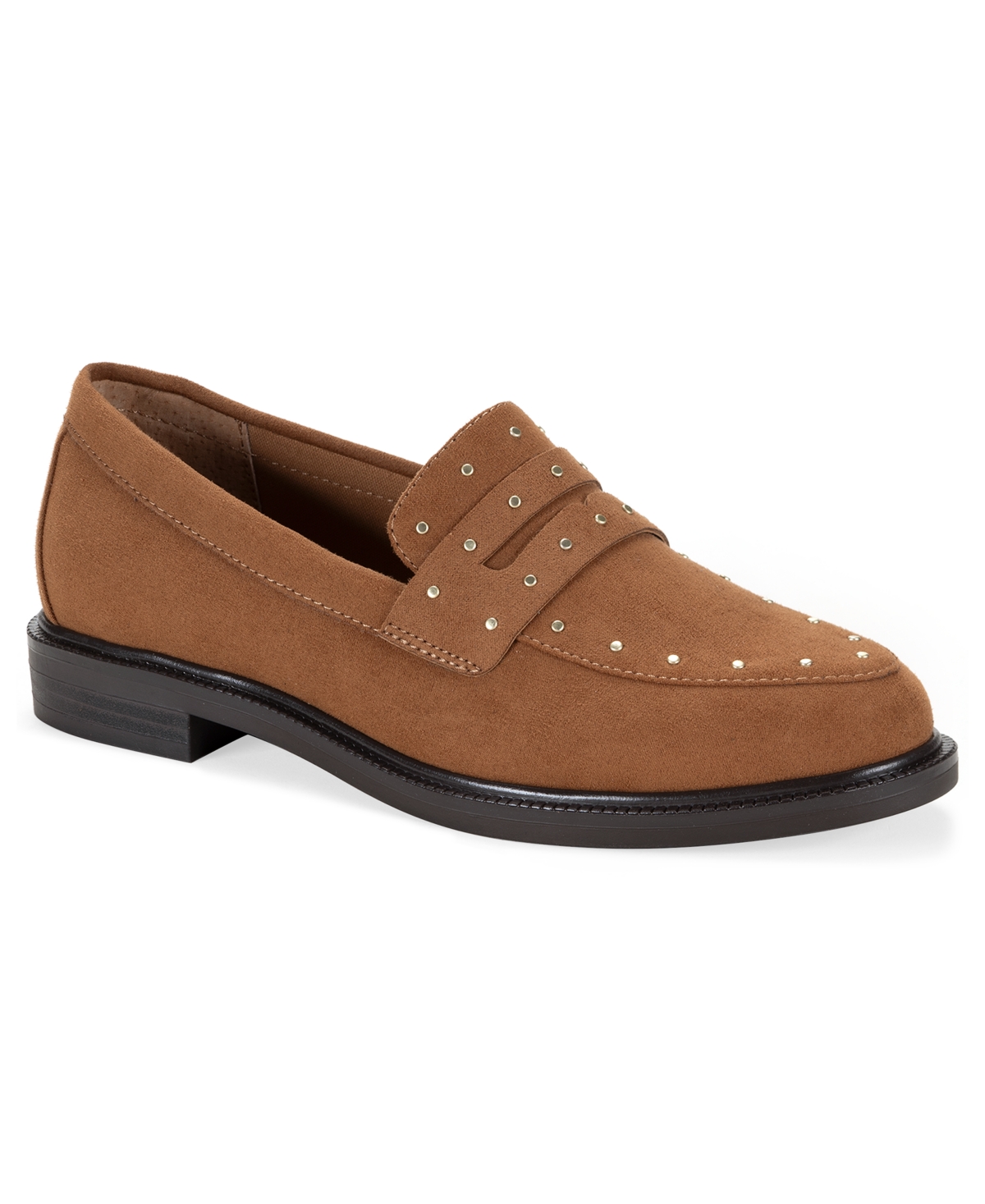 Click here for Style & Co Womens Ammber Round Toe Block Heel Loaf... prices