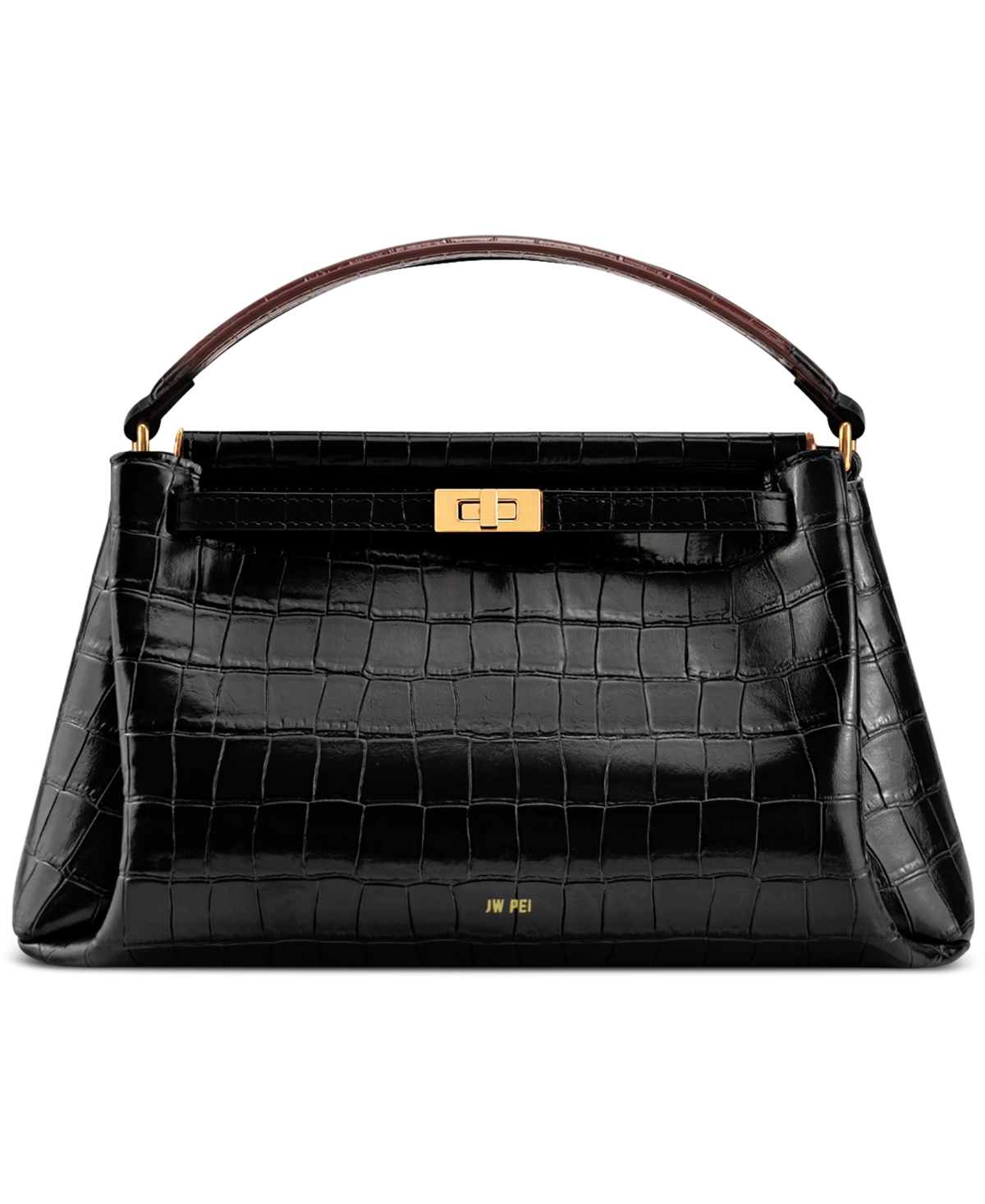Click here for Jw Pei Carmen Embossed Pattern Small Top Handle Sa... prices