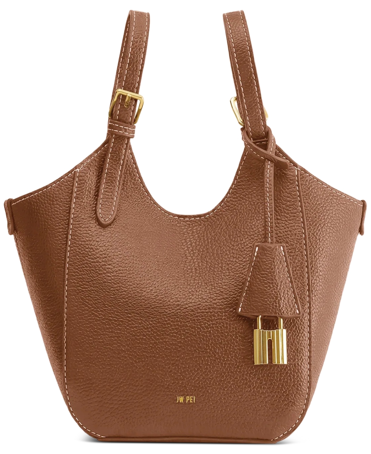 Click here for Jw Pei Ines Padlock Mini Lychee Pattern Tote Handb... prices