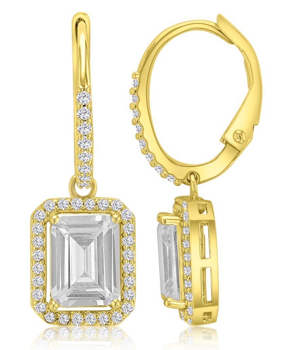 Click here for Macys 14k Gold-Plated Minimalist Drop Earrings - G... prices