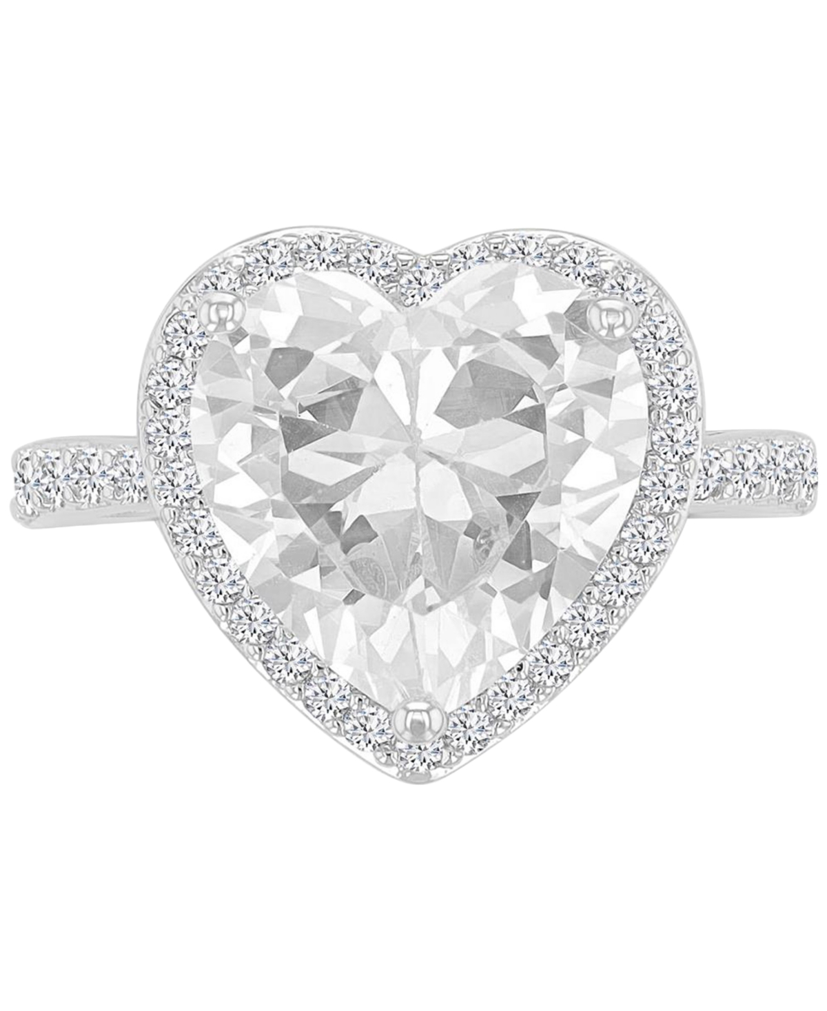 Click here for Macys 14k Gold-Plated Heart Classic Bridal Ring -... prices