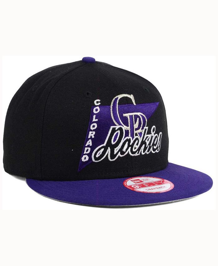 New Era Colorado Rockies Logo Stacker 9FIFTY Snapback Cap - Macy's