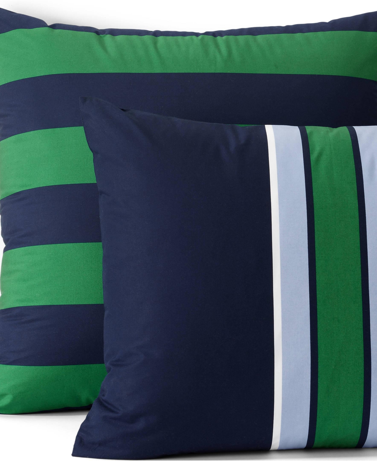 Click here for Lands End Pureloft Pillow Sham - Navy/clear blue s... prices