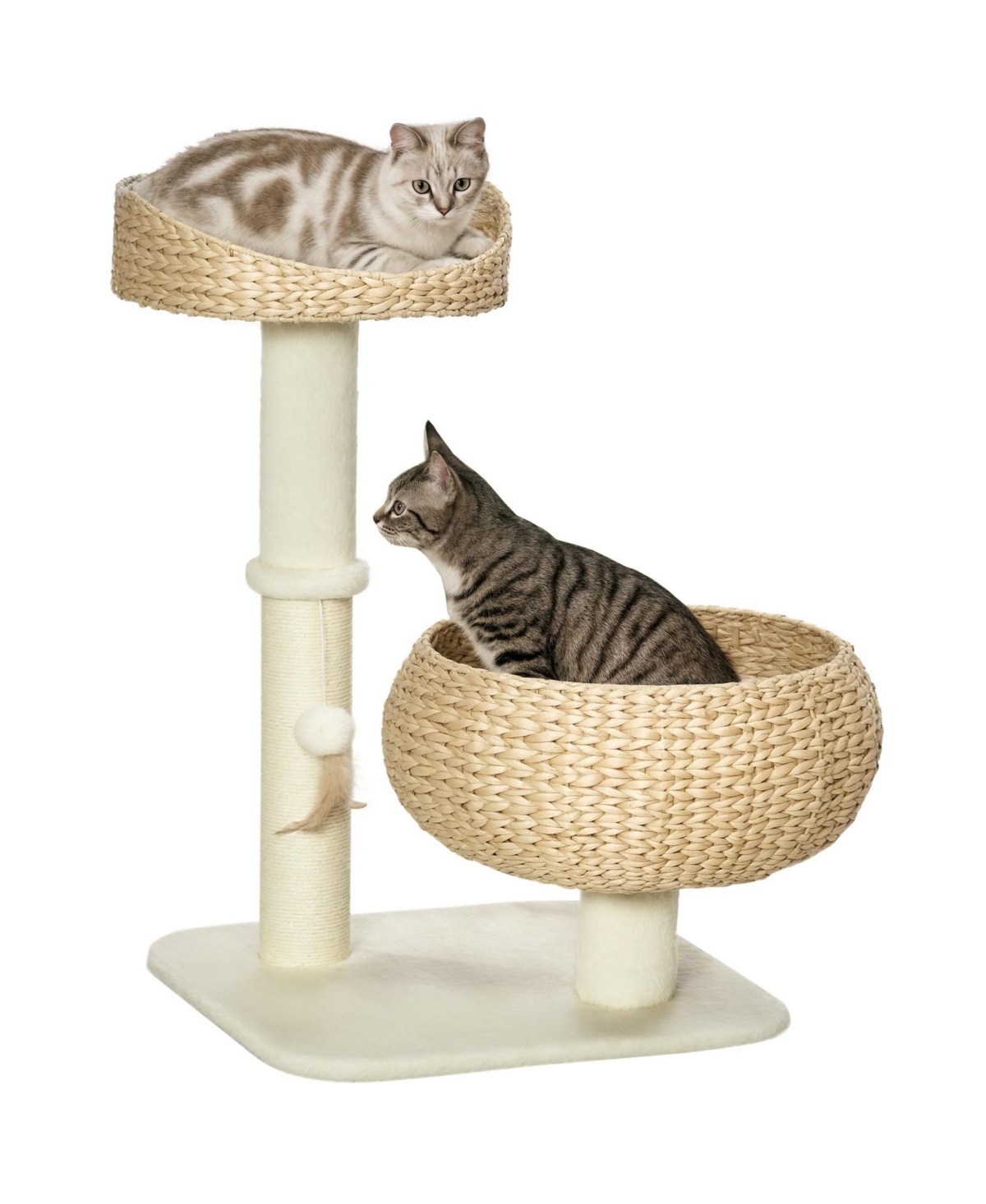 Click here for Ruie 28 Inch Elevated Cat Tree Basket Bed with Sis... prices