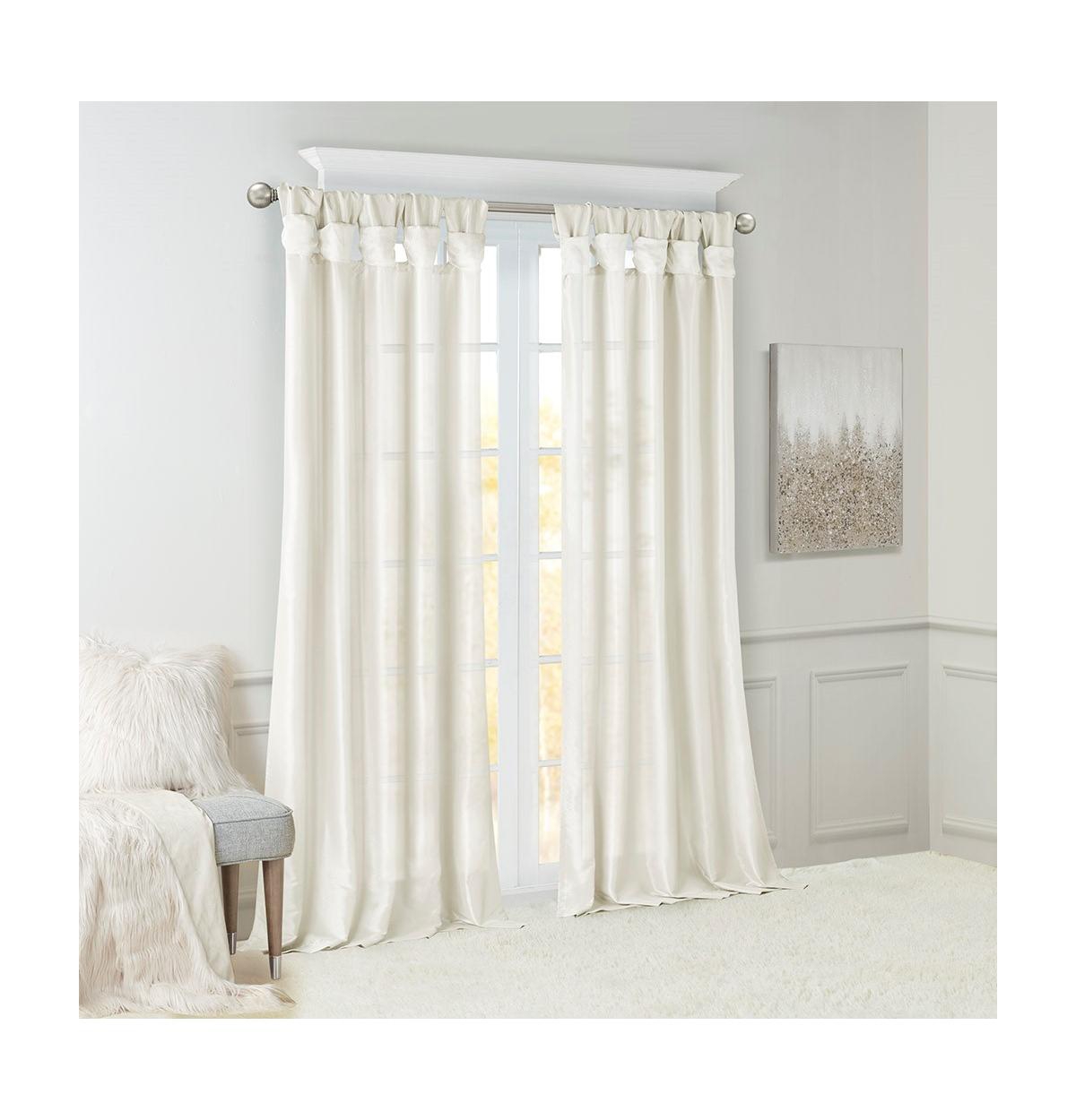 Click here for Avobird Twist Tab Lined Window Curtain Panel 50x10... prices