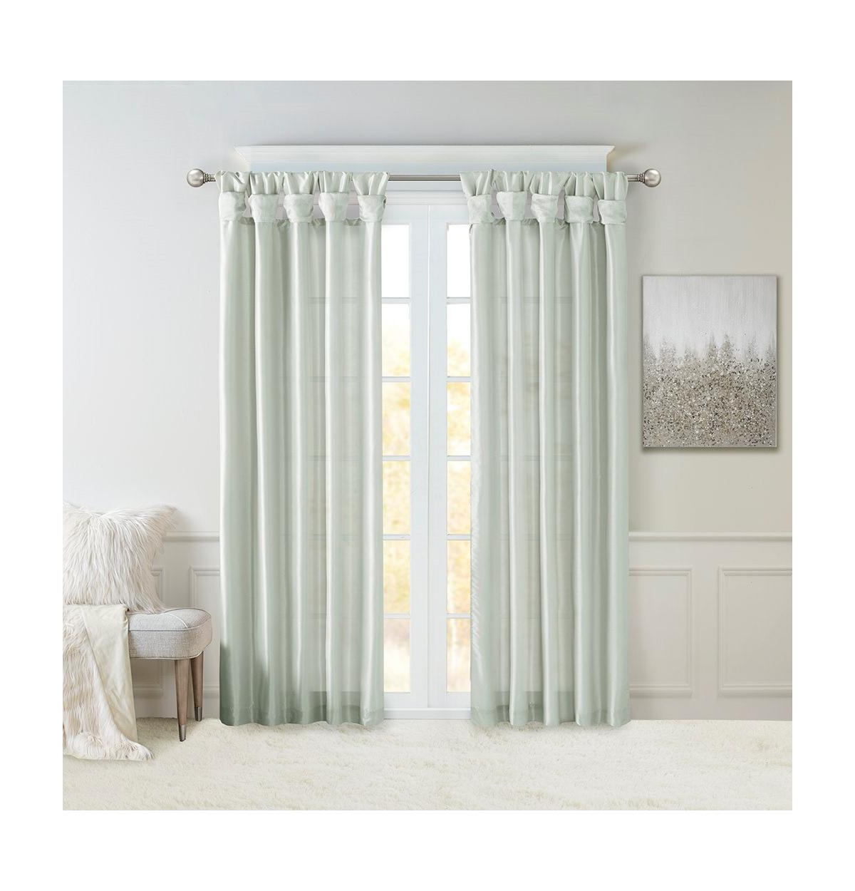 Click here for Avobird Twist Tab Lined Window Curtain Panel Dusty... prices