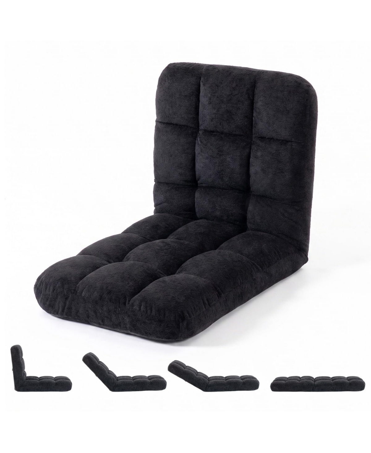 Click here for gaomon Folding Floor Chair with Back Support 5 Adj... prices