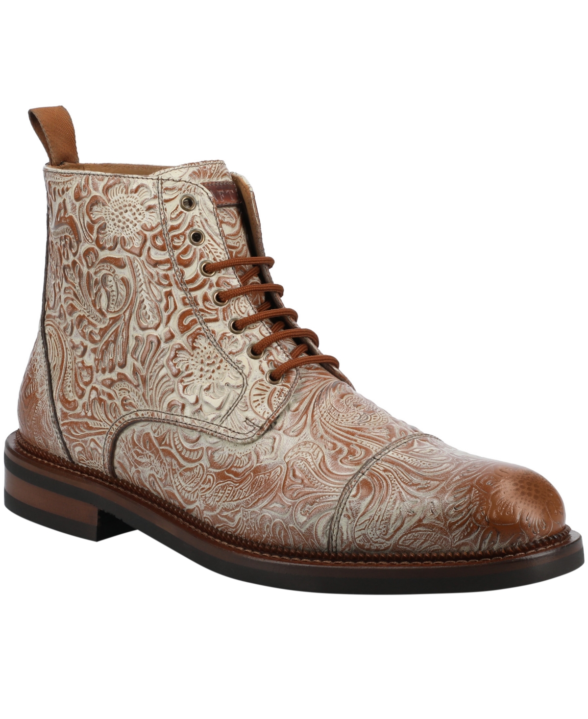 Click here for Taft Mens Lewis Everyday Heeled Pointed-Toe Boots... prices