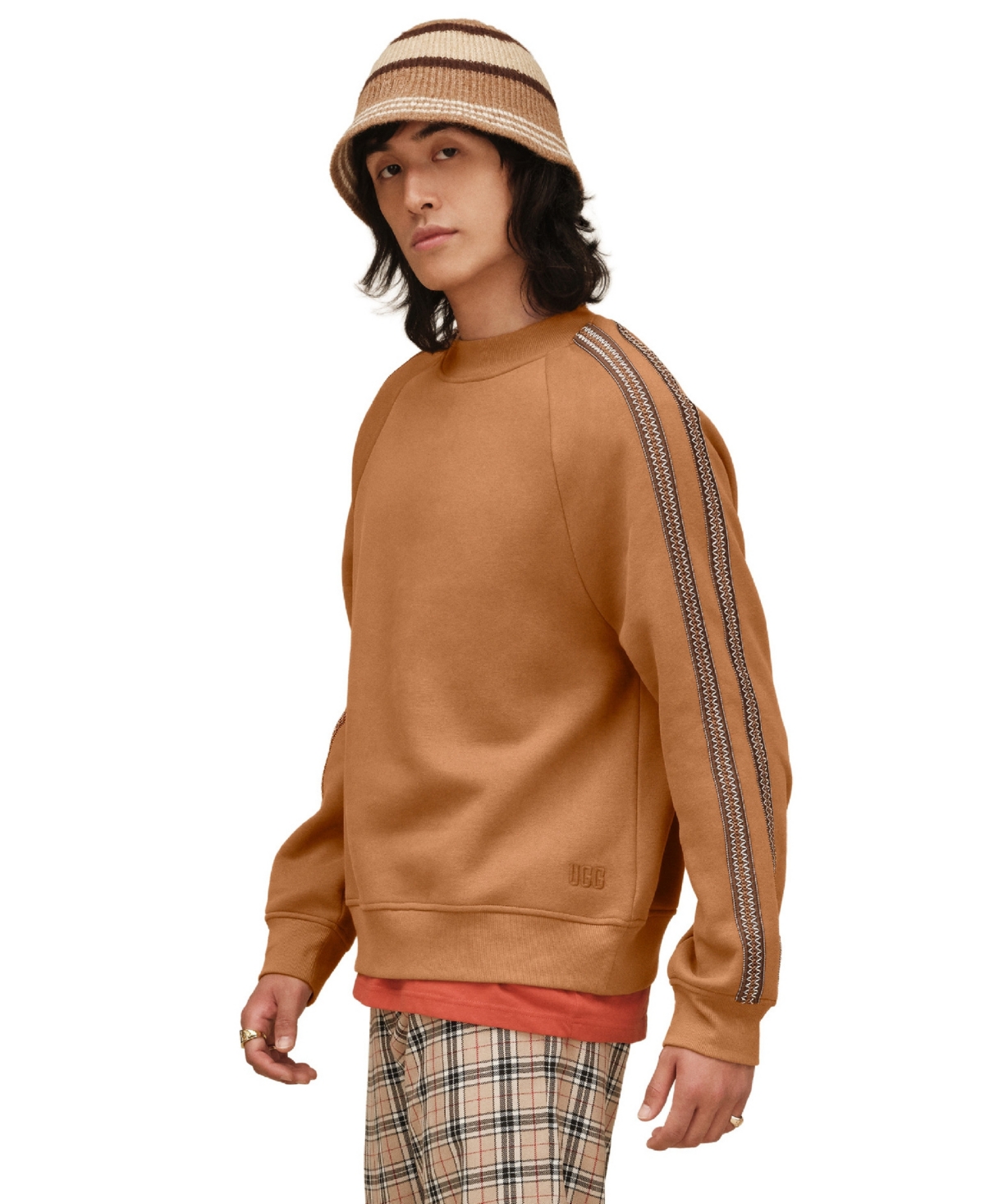 Click here for Ugg Mens Tasman Crewneck Sweatshirt - Chestnut prices