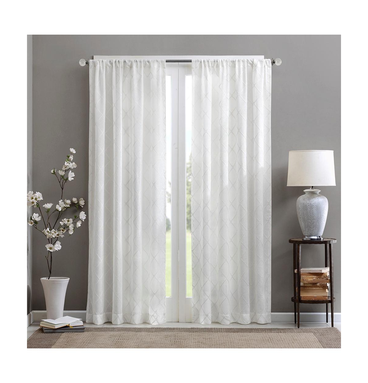 Click here for Avobird Diamond Sheer Window Curtain Panel prices