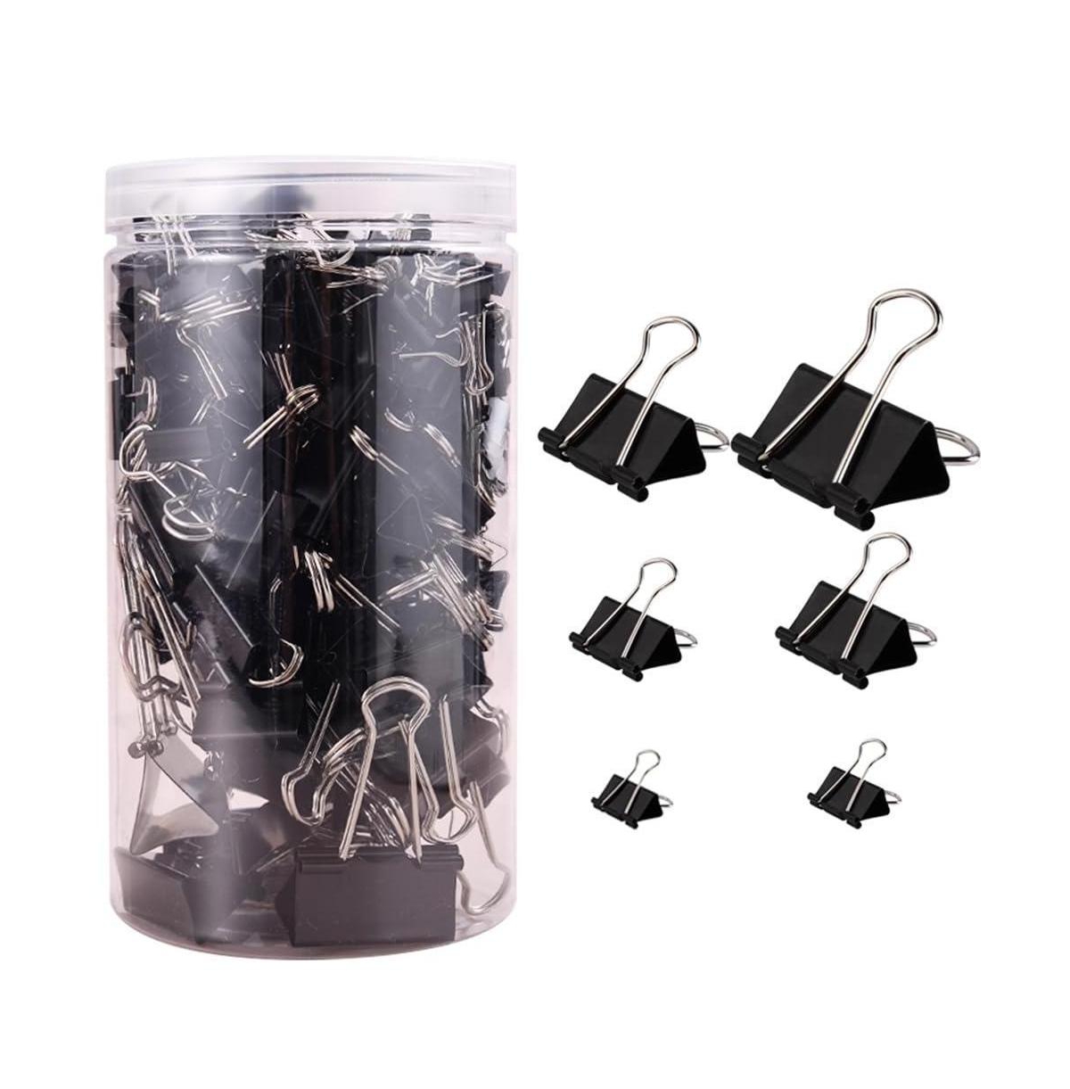 Click here for Danrong Assorted Sizes Binder Clips Coated Steel F... prices