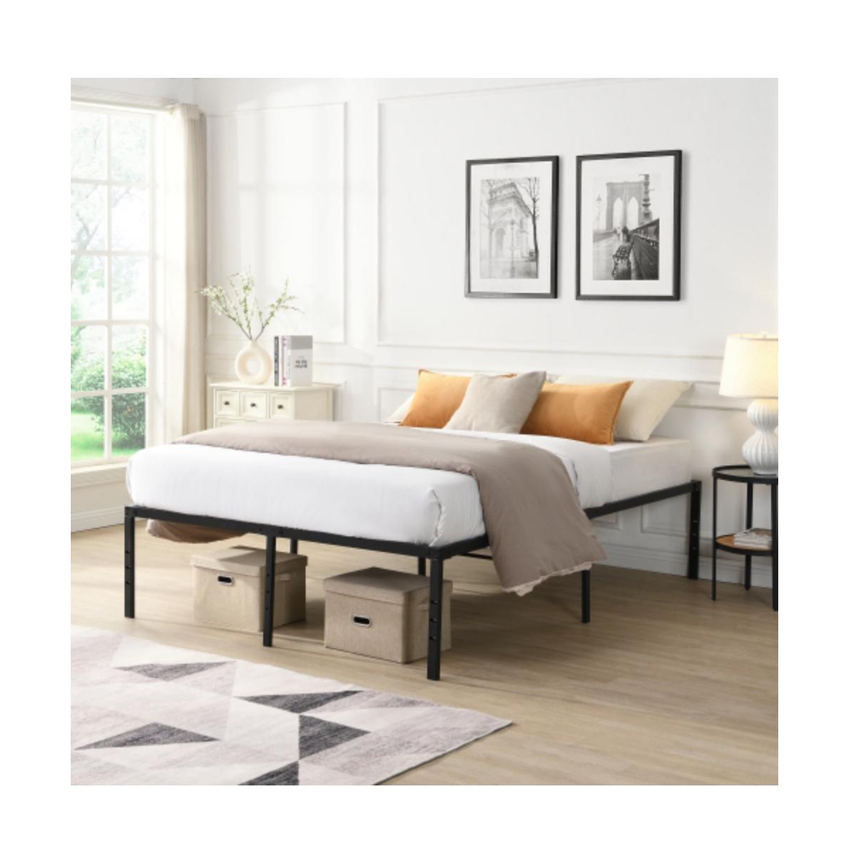 Click here for Lucky One King Size Heavy Duty Metal Bed Frame  Re... prices