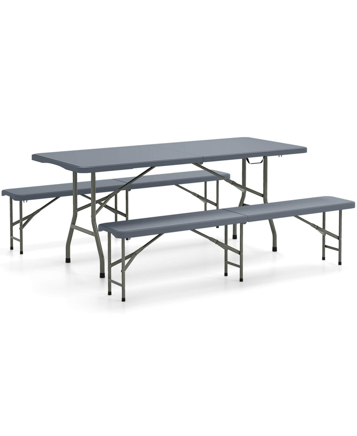 Click here for Gymax 3 pieces Folding Picnic Table Set with 6 ft... prices