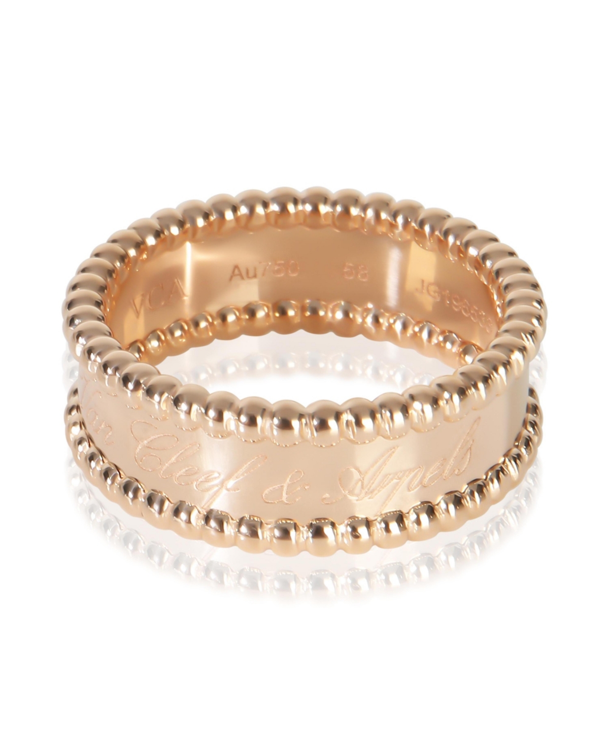 Click here for Pre-Owned Van Cleef & Arpels Rose Gold Perlee Sign... prices