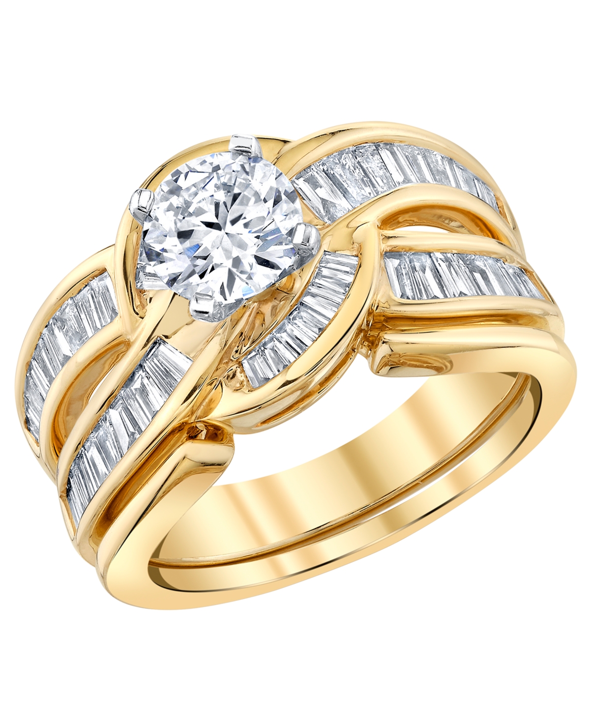 Click here for Igi Certified Lab-Grown Diamond Bridal Set (1-7/8... prices