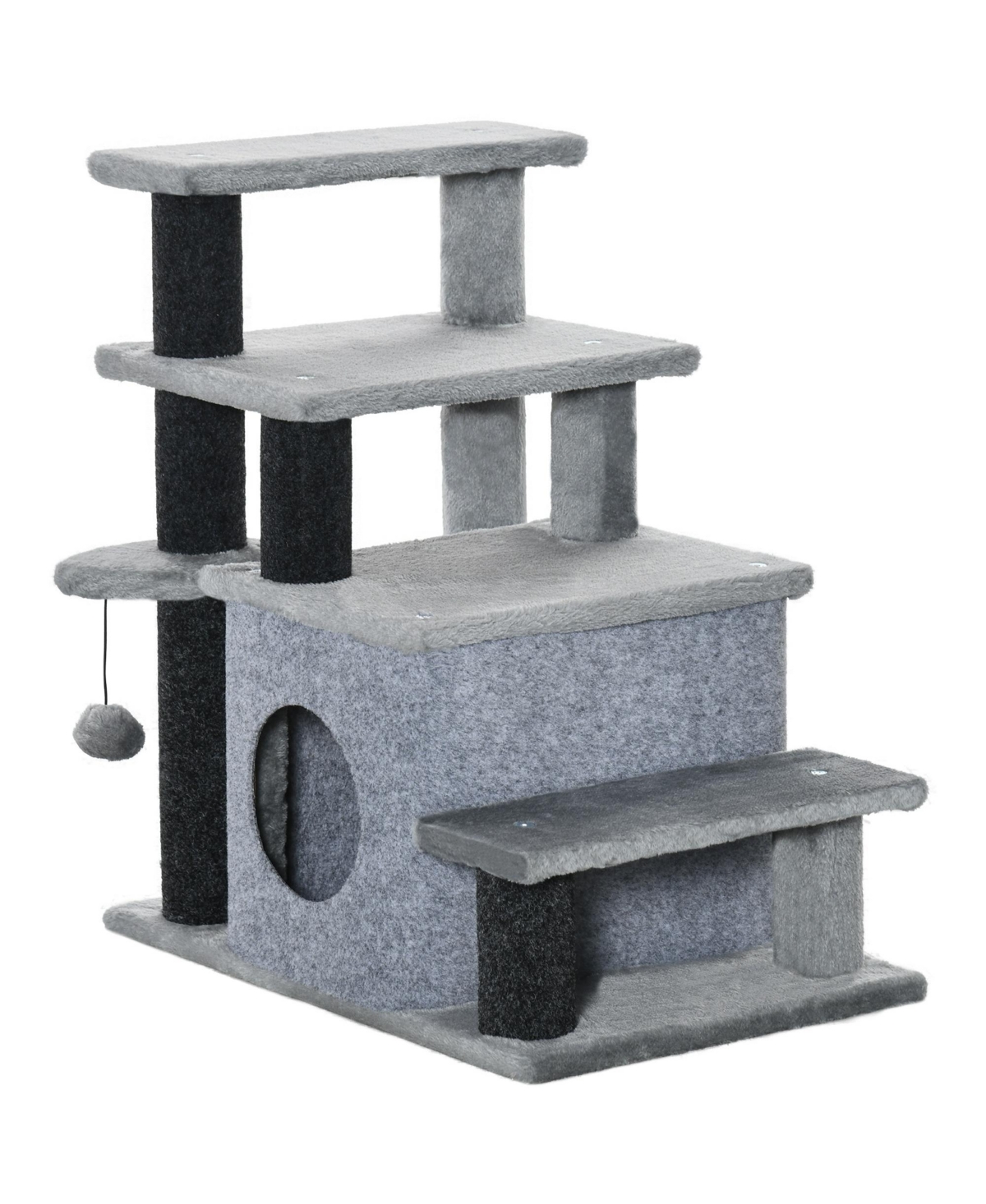 Click here for Ruie Adjustable 3 to 4 Step Cat Stairs with Scratc... prices